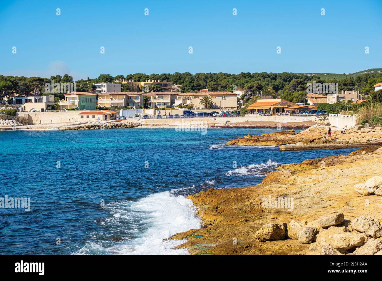 France, Bouches du Rhone, Blue Coast, Carry-le-Rouet, the Lizard Trail ...