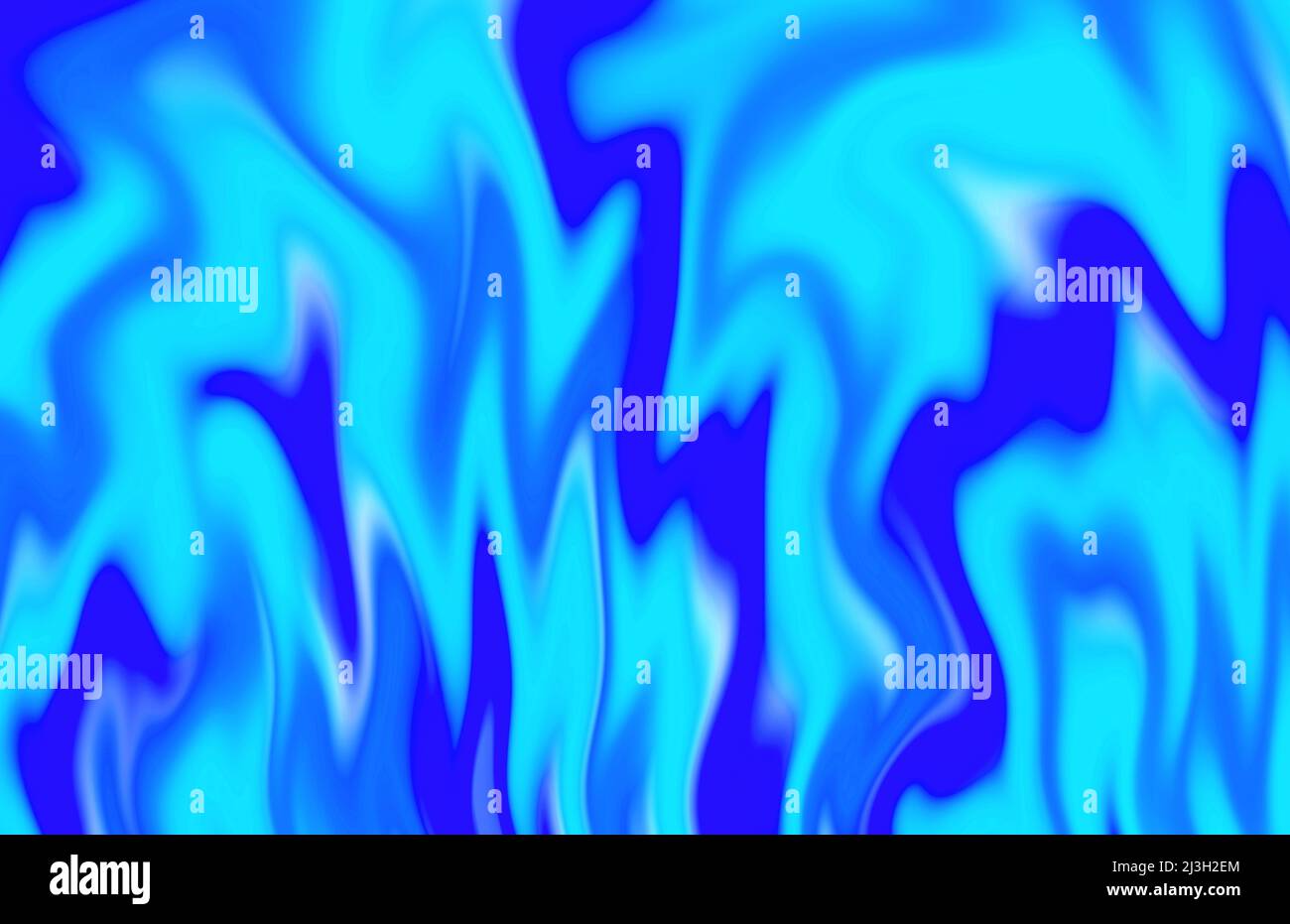 Illustration of gradient vivid blue burning fire flames for abstract ...