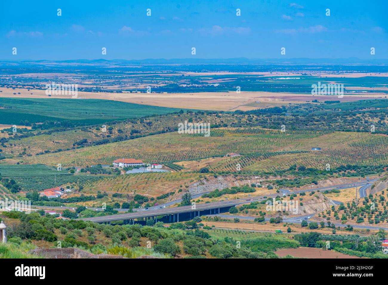 Rural landscape of Alentejo region in Portugal Stock Photo - Alamy