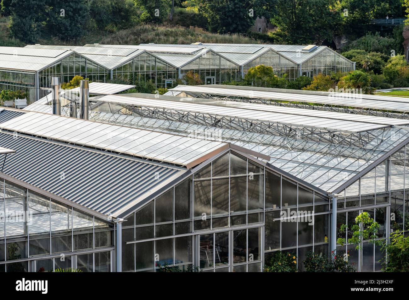 France, Seine Maritime, Le Havre, Jardins Suspendus, botanical garden ...