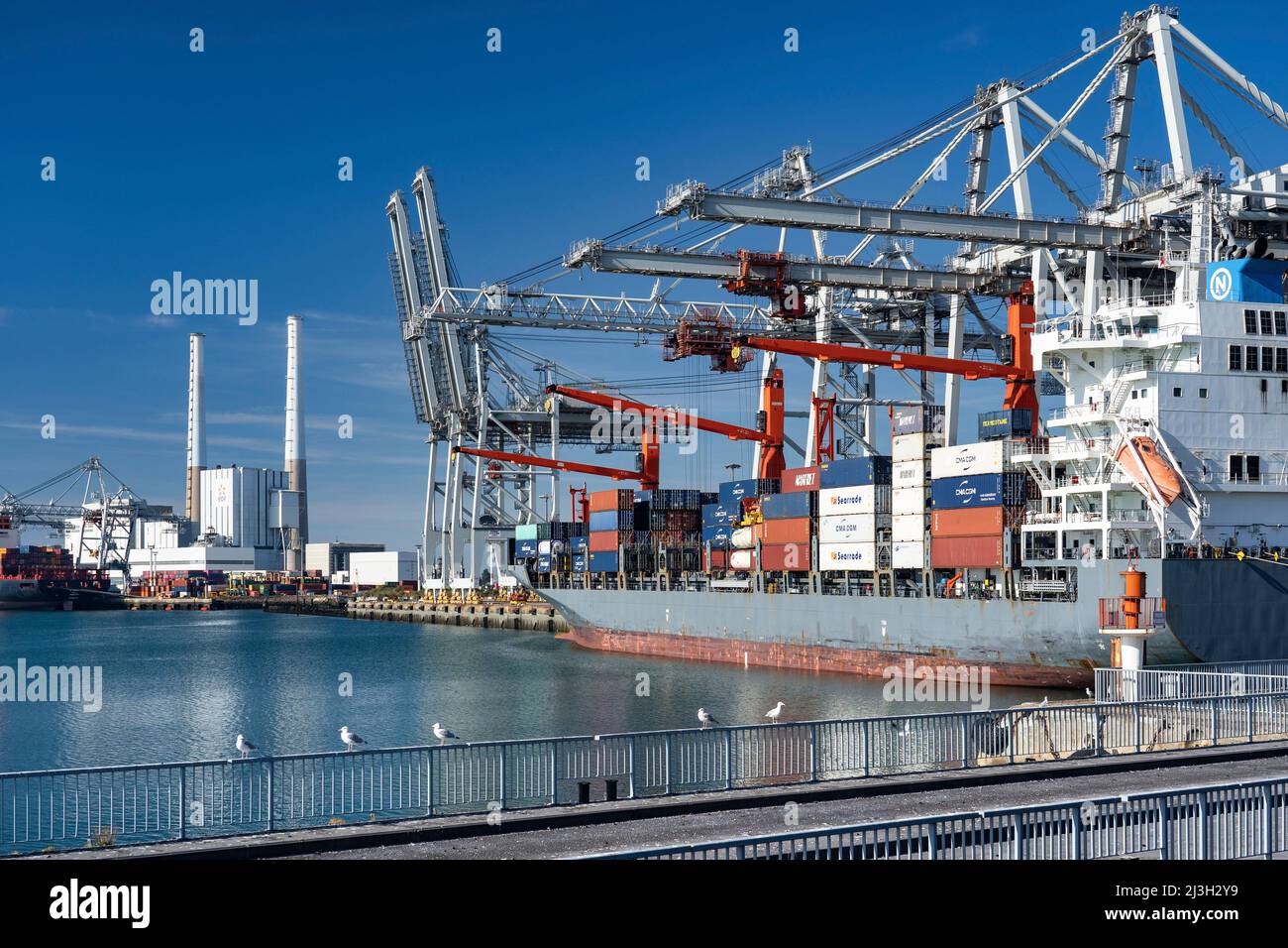 France, Seine Maritime, Le Havre, the harbour Stock Photo - Alamy