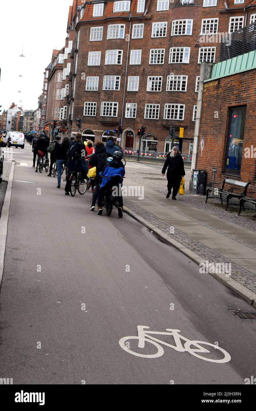 Copenhagen/Denmark/.08 April 2022/Danes as biker nation they ride bike ...