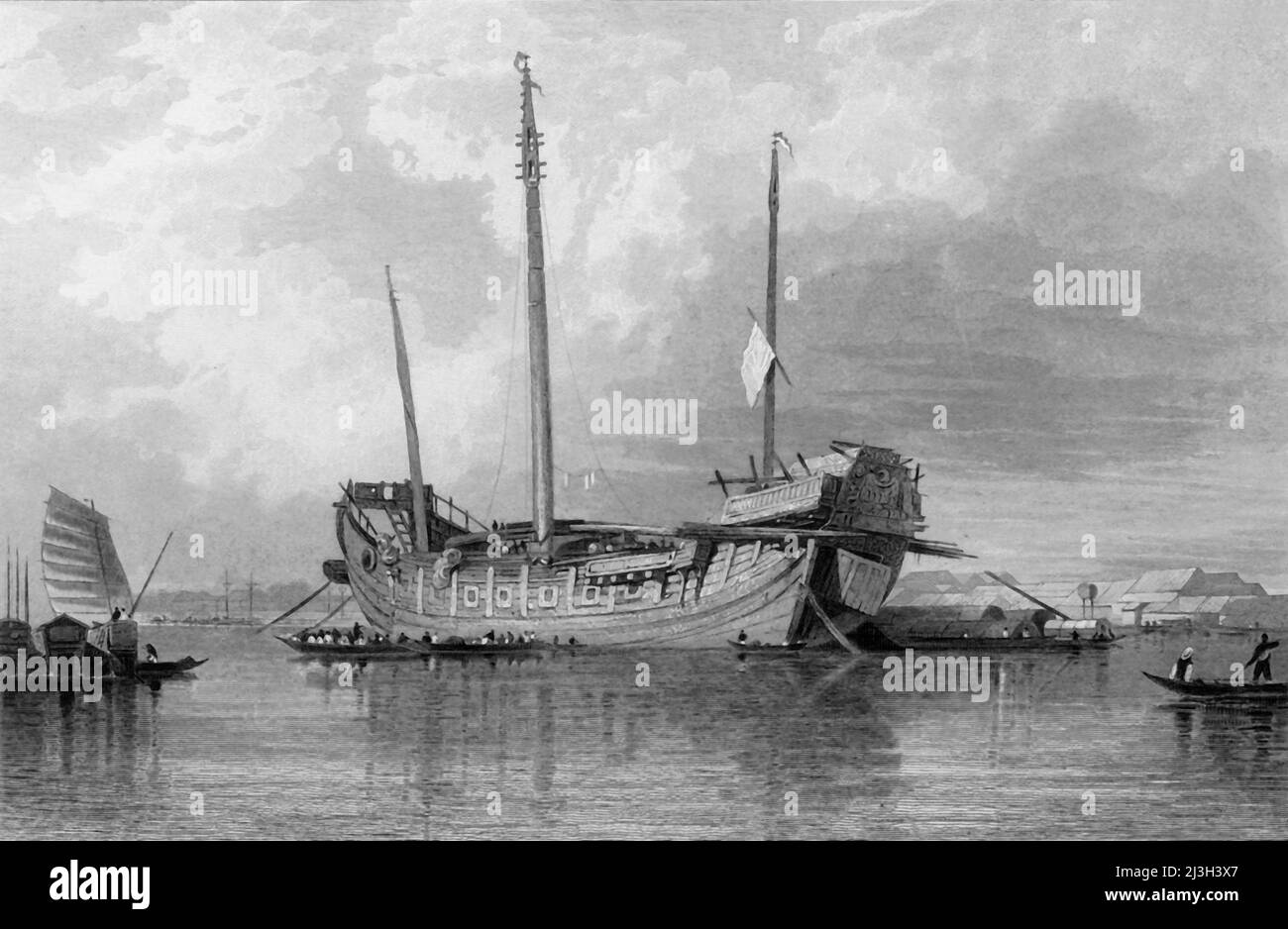 Chinese junk ship 19th century hi-res stock photography and images - Alamy