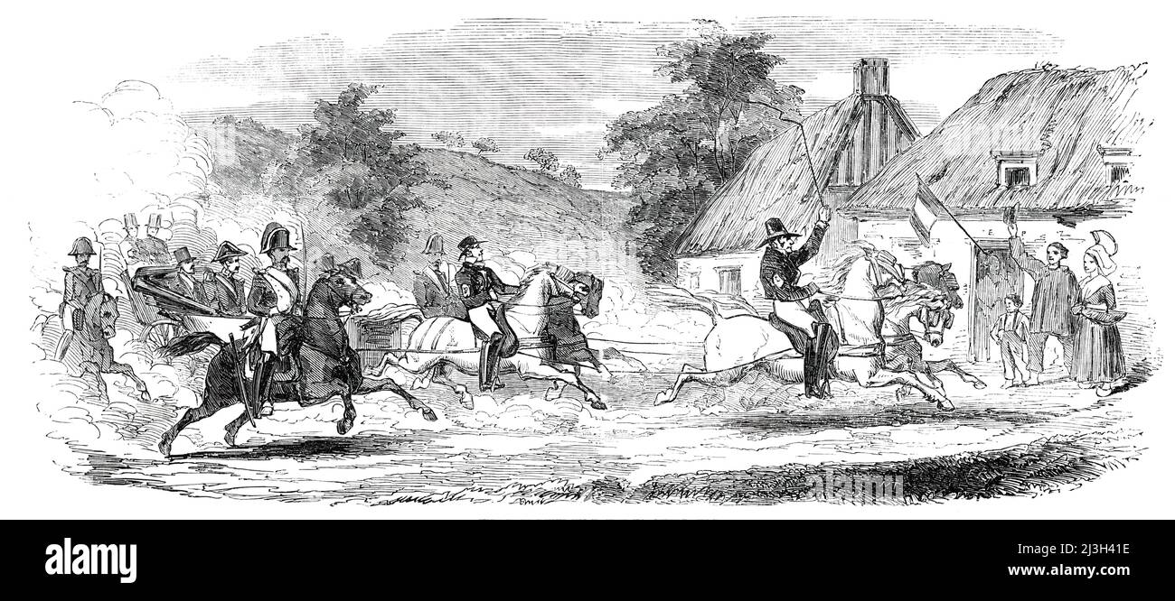 The President en route to Cherbourg, 1850. Louis-Napoléon Bonaparte ...