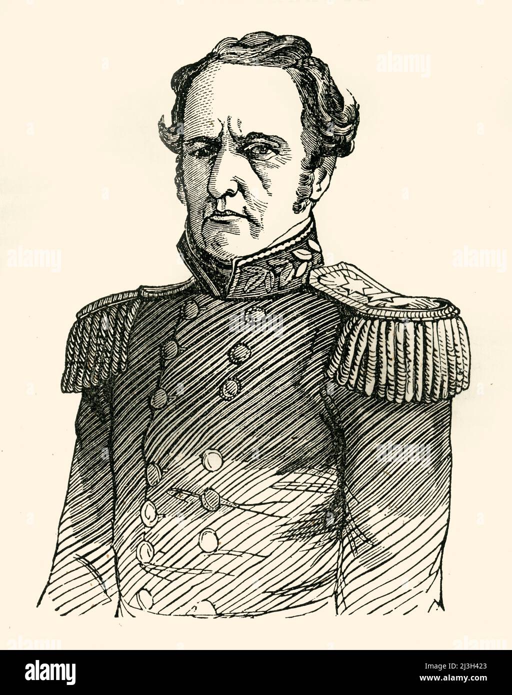 'General Patterson', 1849. Irish-born American soldier Robert Patterson ...