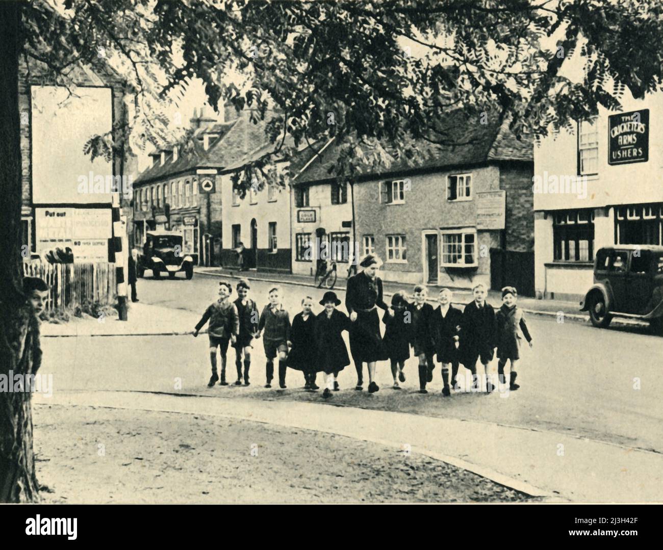 'Evacuated Children with their Teacher', 1943. Scene from the Second ...