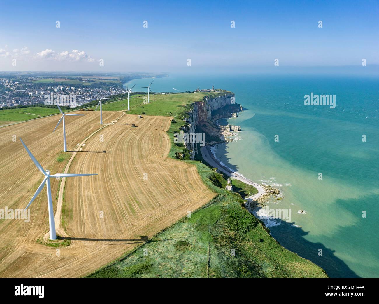 Fecamp aerial view hi-res stock photography and images - Alamy