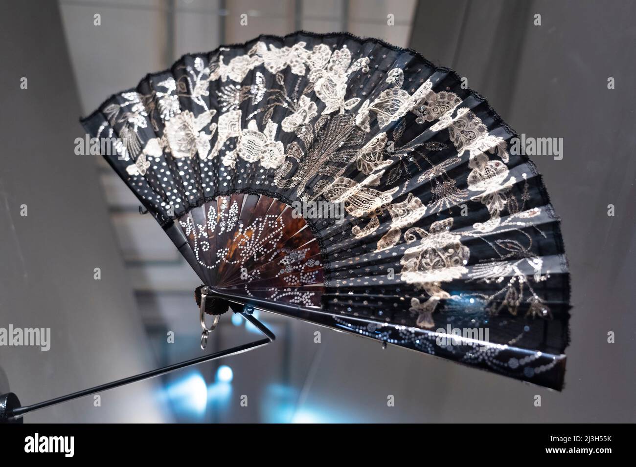France, Calvados, Bayeux, Baron Gérard Art and History Museum, the lace ...