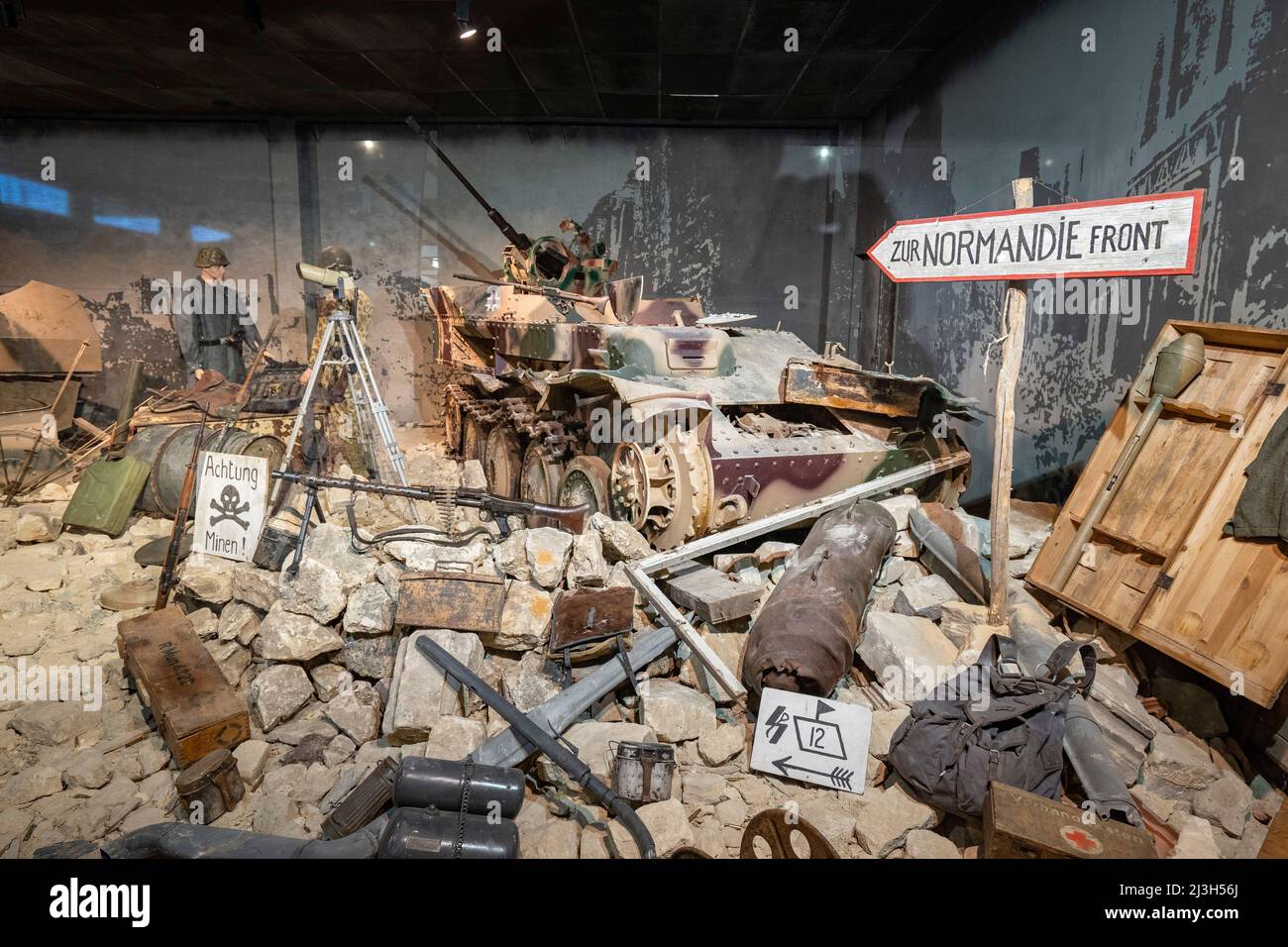 France, Calvados, Bayeux, Normandy Battle museum Stock Photo - Alamy