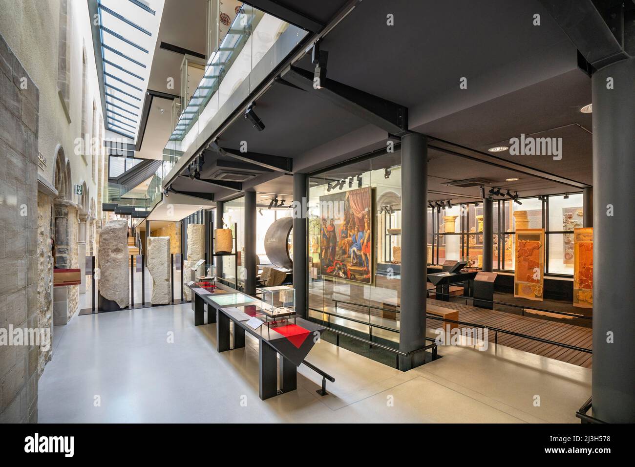 France, Calvados, Bayeux, Baron Gérard Art and History Museum Stock ...