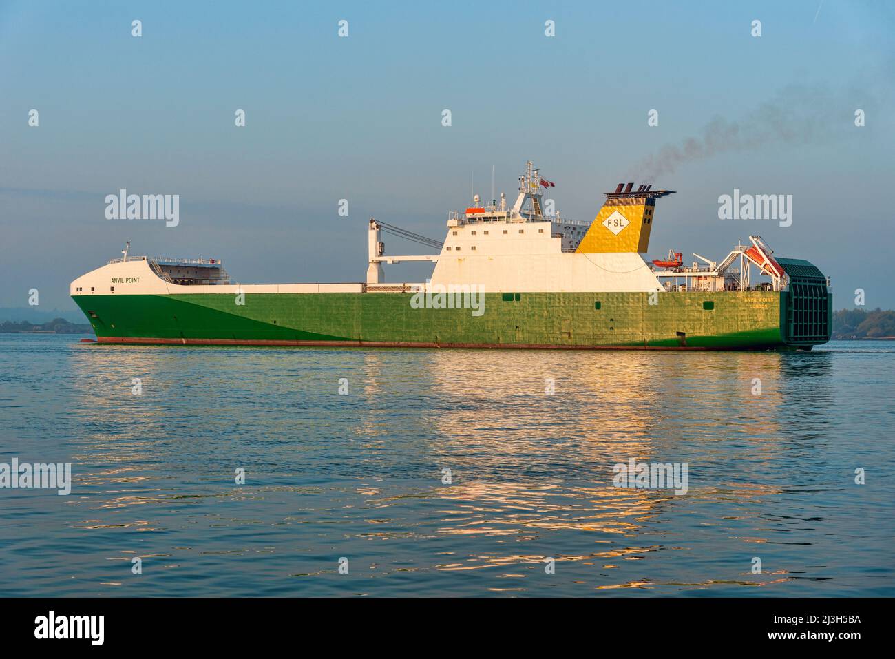 Anvil Point, one of four RO-RO sealift vessels operated by Foreland ...