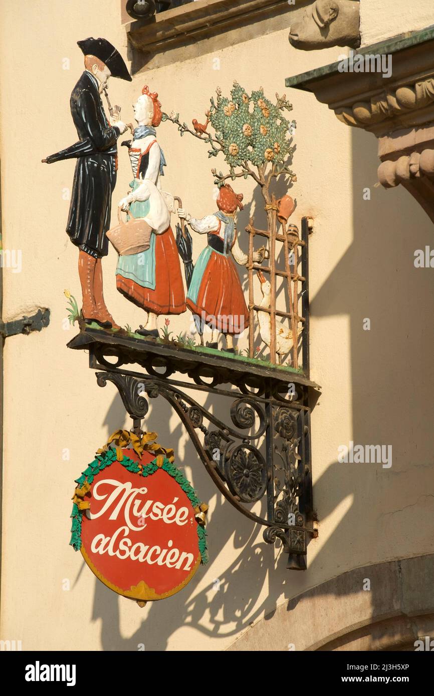 Alsace museum sign hi-res stock photography and images - Alamy