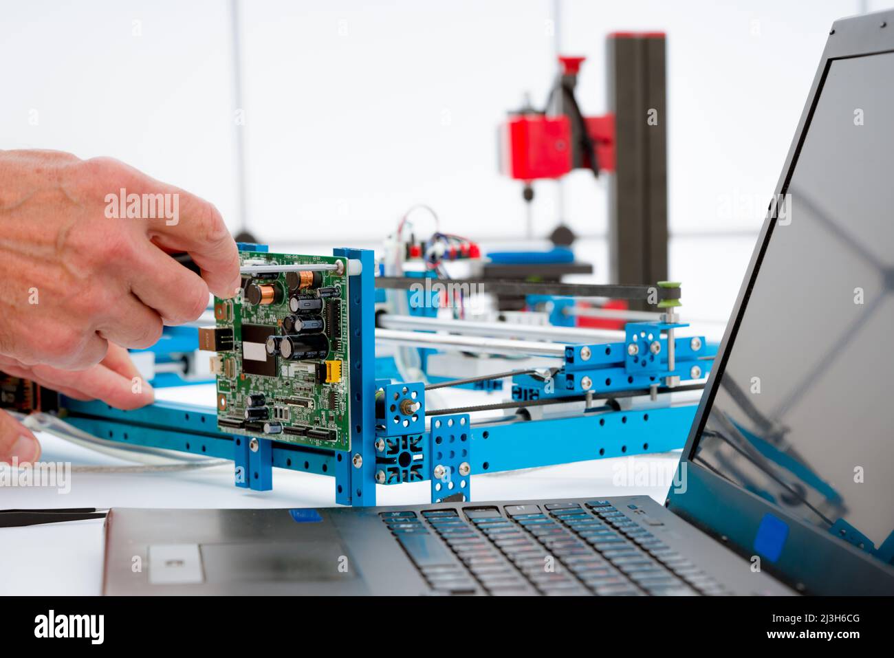 Precision instrument for photo-optical research in the laboratory of ...