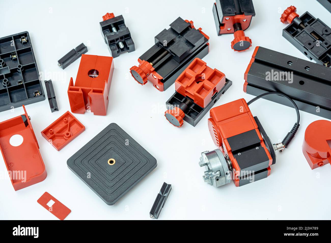 A set of parts for assembling a diy processing machine Stock Photo - Alamy