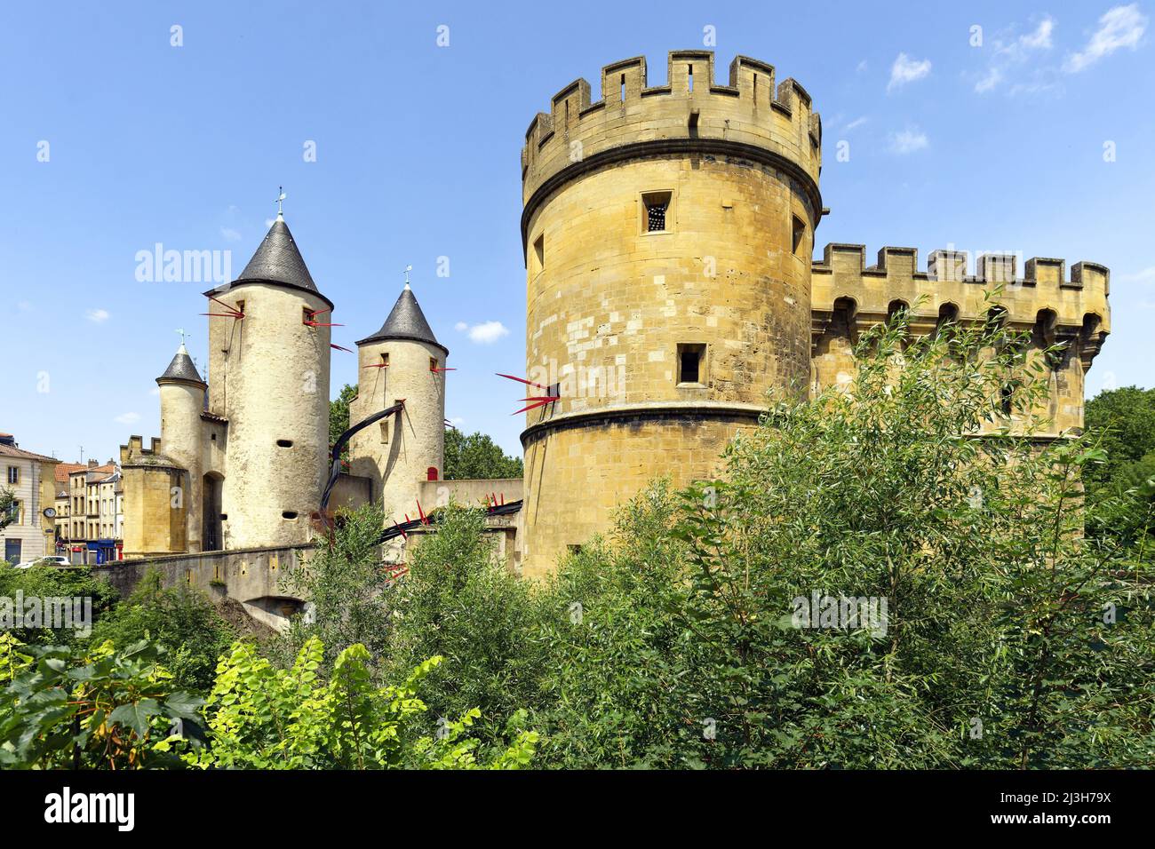 France, Moselle, Metz, the door of the Germans is a vestige of the old ...