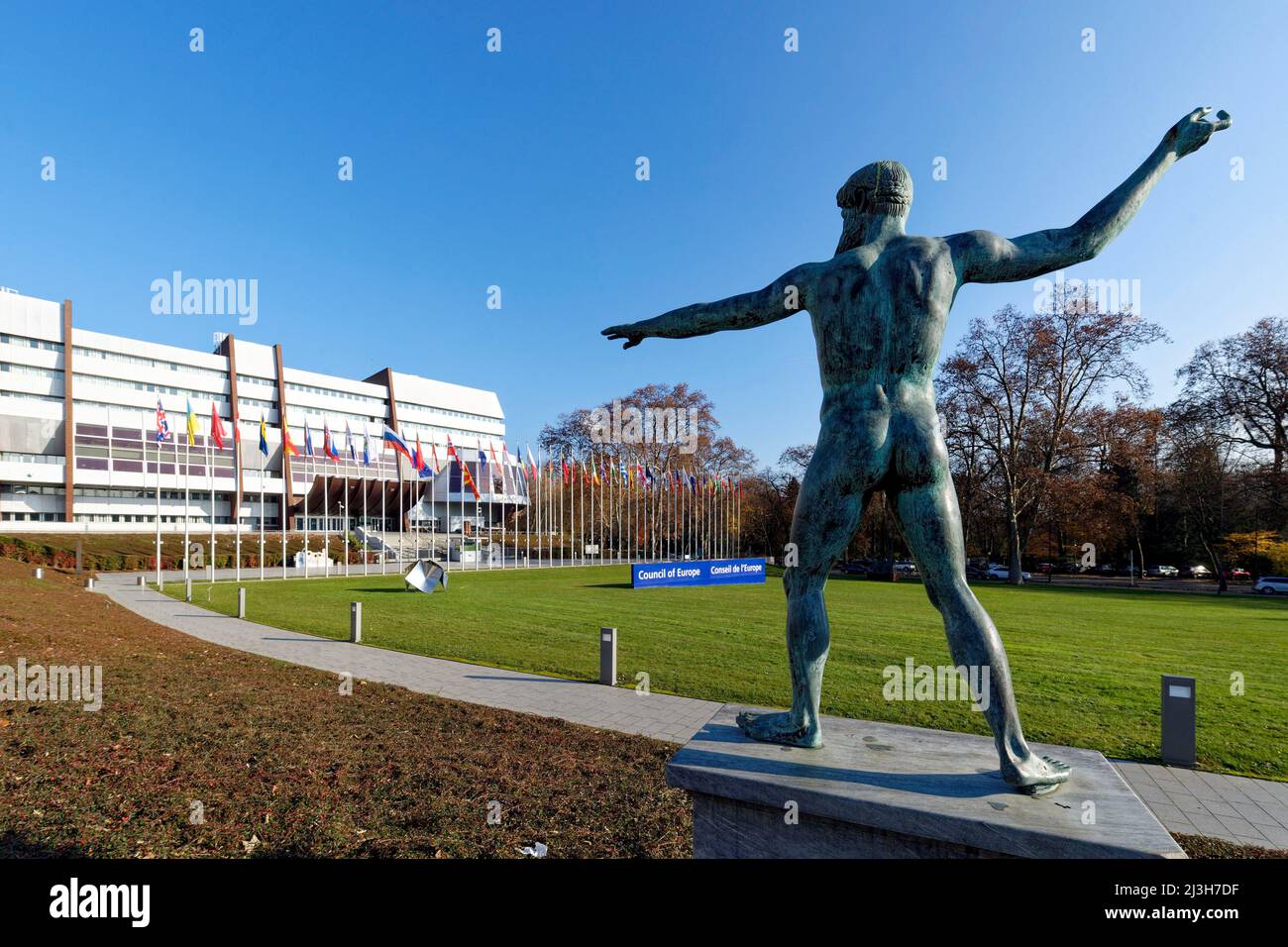 France, Bas Rhin, Strasbourg, European district, the Palace of Europe ...