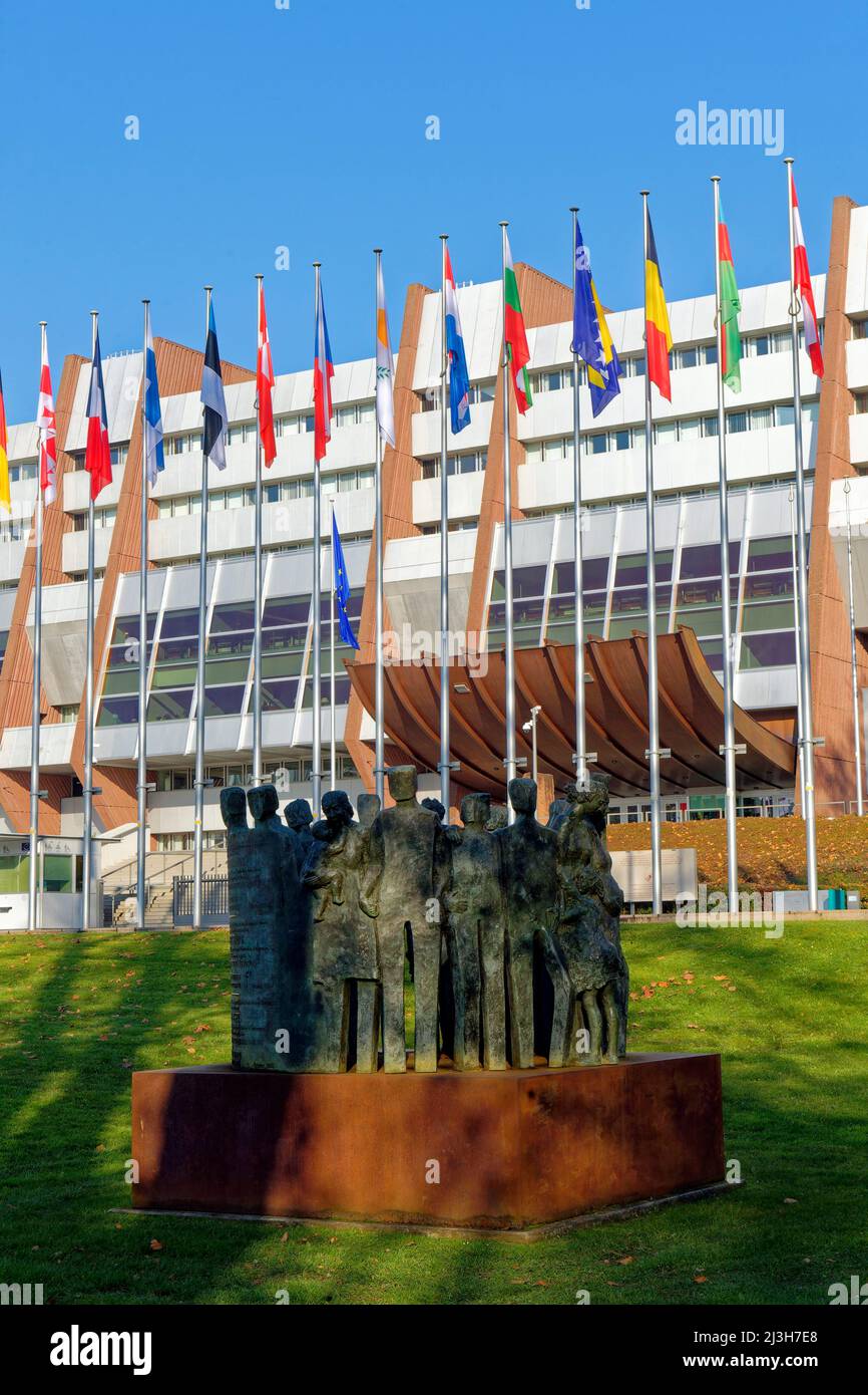 France, Bas Rhin, Strasbourg, European district, the Palace of Europe ...