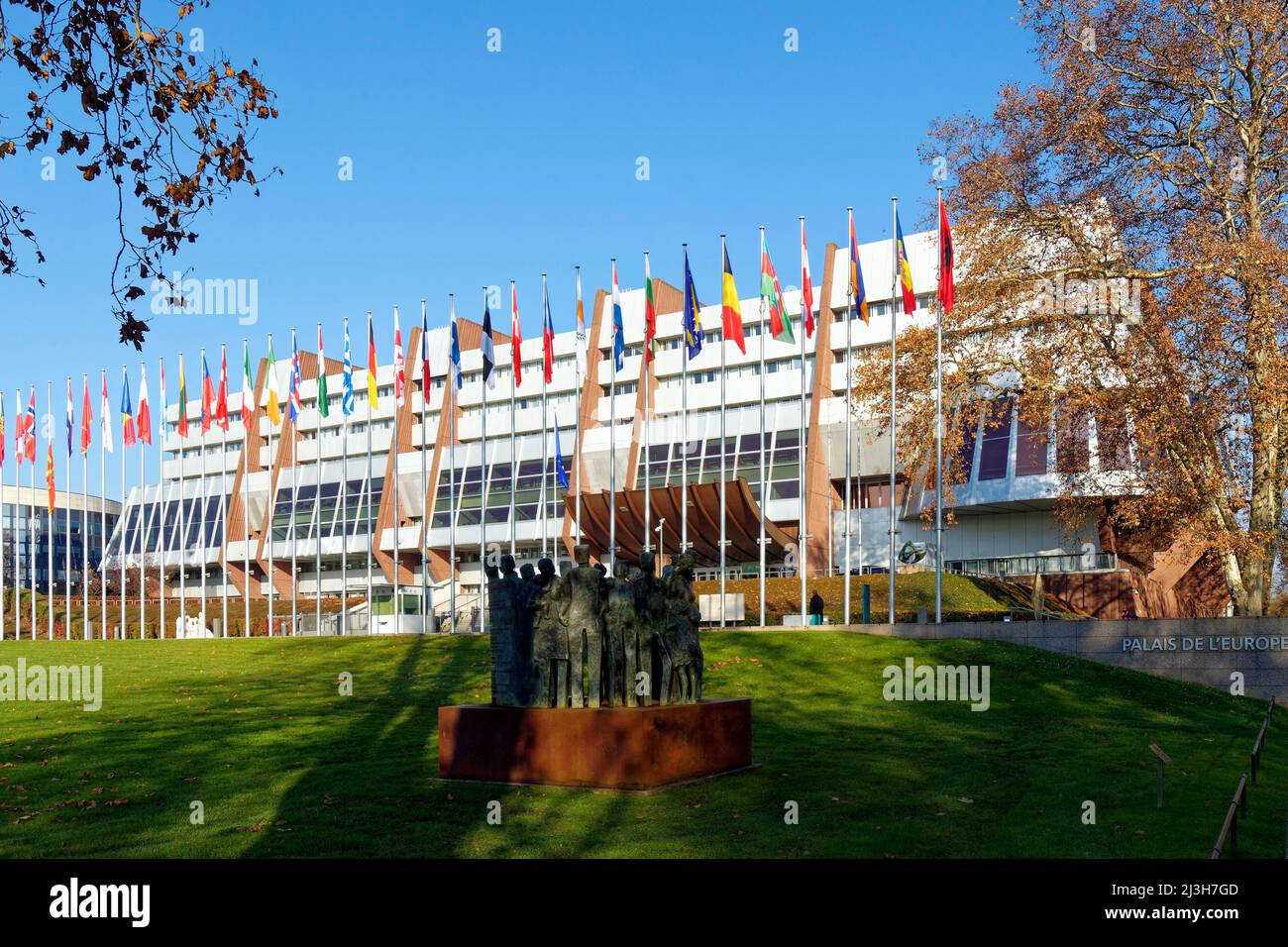 France, Bas Rhin, Strasbourg, European district, the Palace of Europe ...