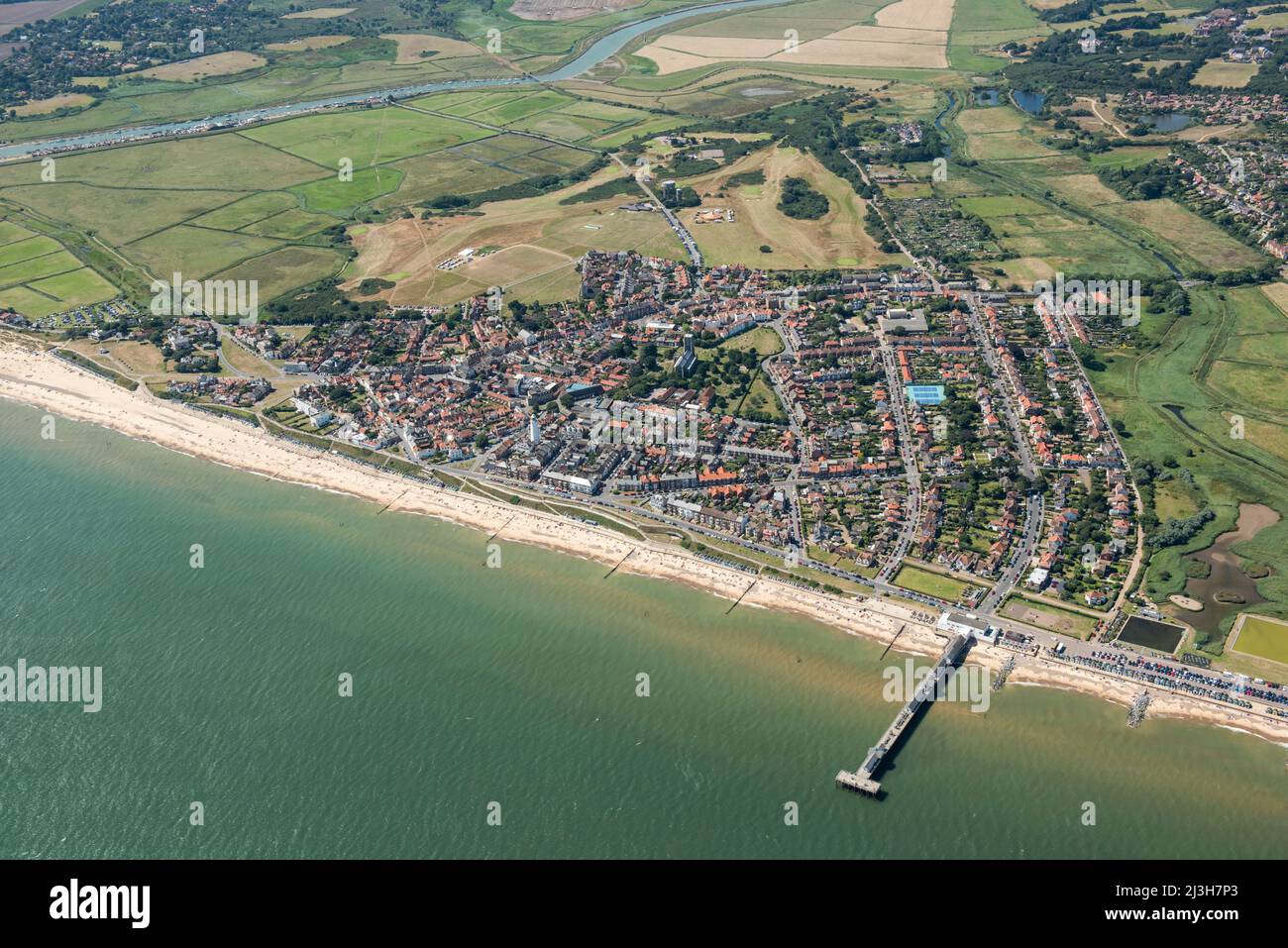 The town, looking towards Southwold Common, Southwold, Suffolk, 2016 ...
