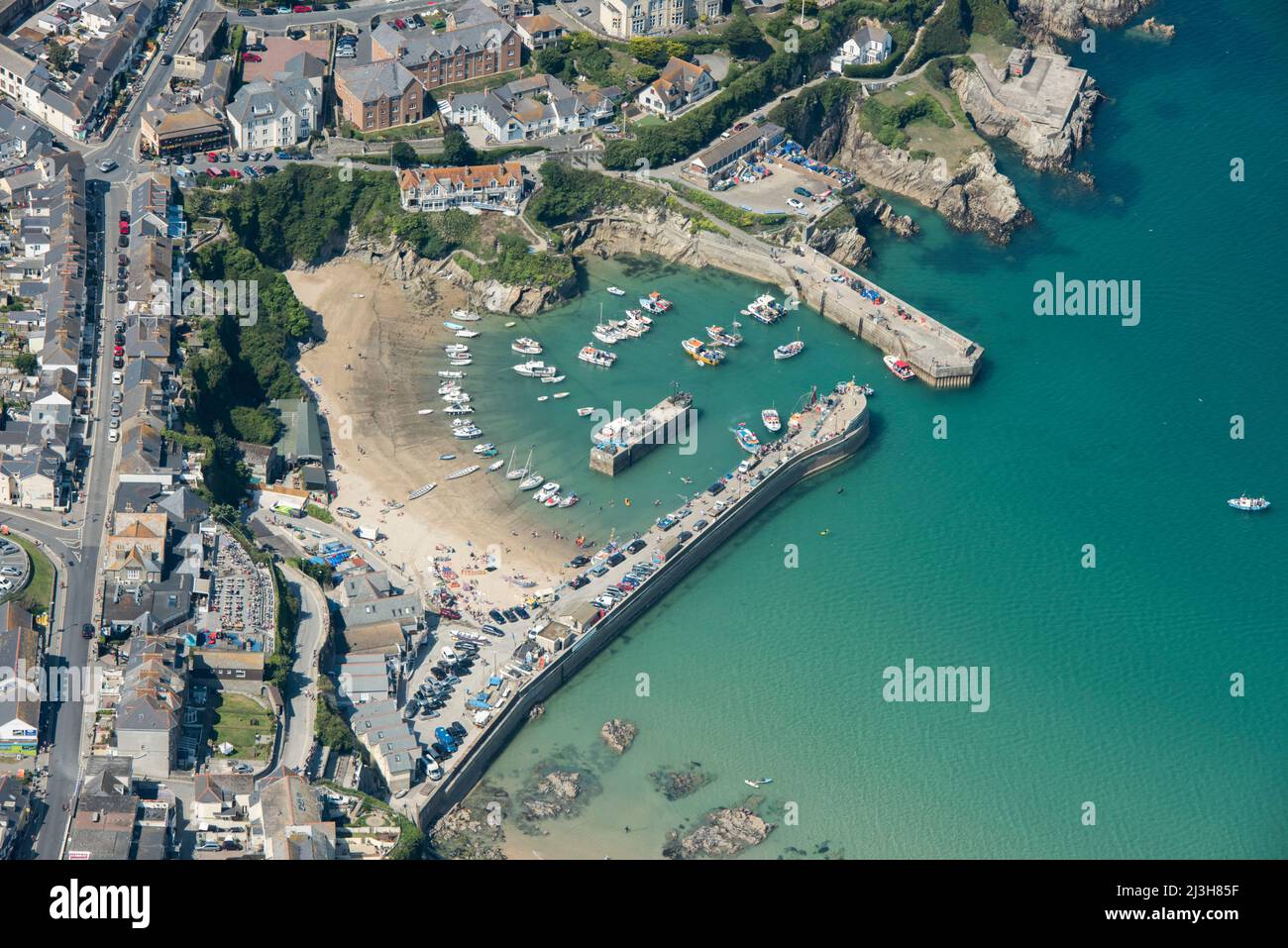 Newquay Harbour, Cornwall, 2016 Stock Photo - Alamy