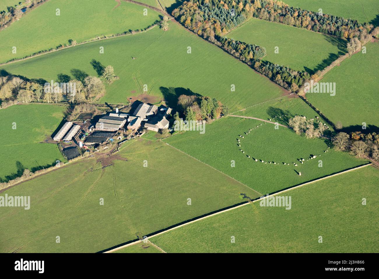 Long Meg and her Daughters, one of the largest extant stone circles in ...