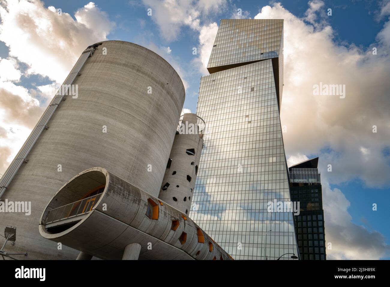 France, Paris, Tours Duo by Jean Nouvel and cement manufacturer Calcia ...
