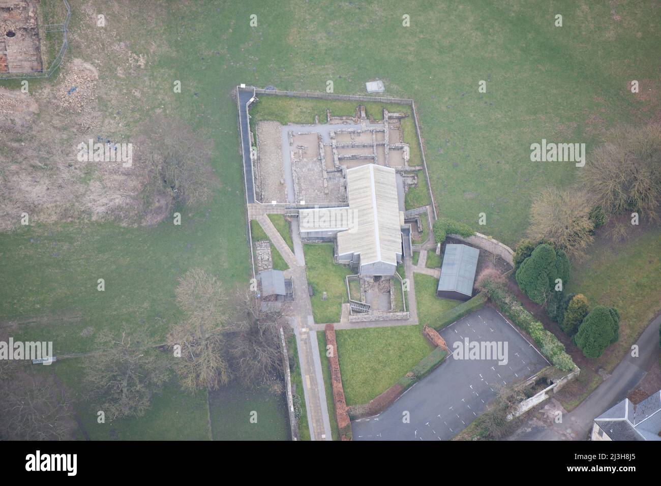 Durham binchester roman fort hi-res stock photography and images - Alamy