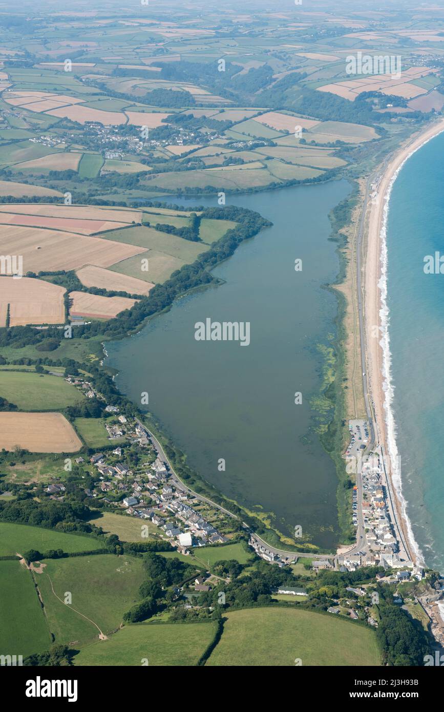 Slapton Ley nature reserve and Slapton Sands beach, Slapton, Devon ...