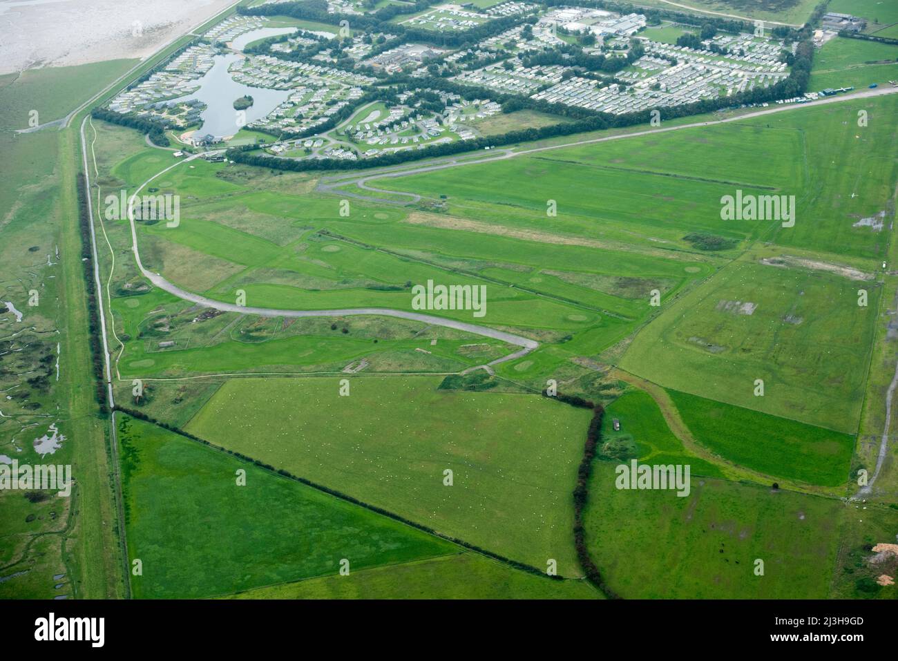 Cark Airfield, a WWII military airfield known as RAF Cark, Cumbria ...