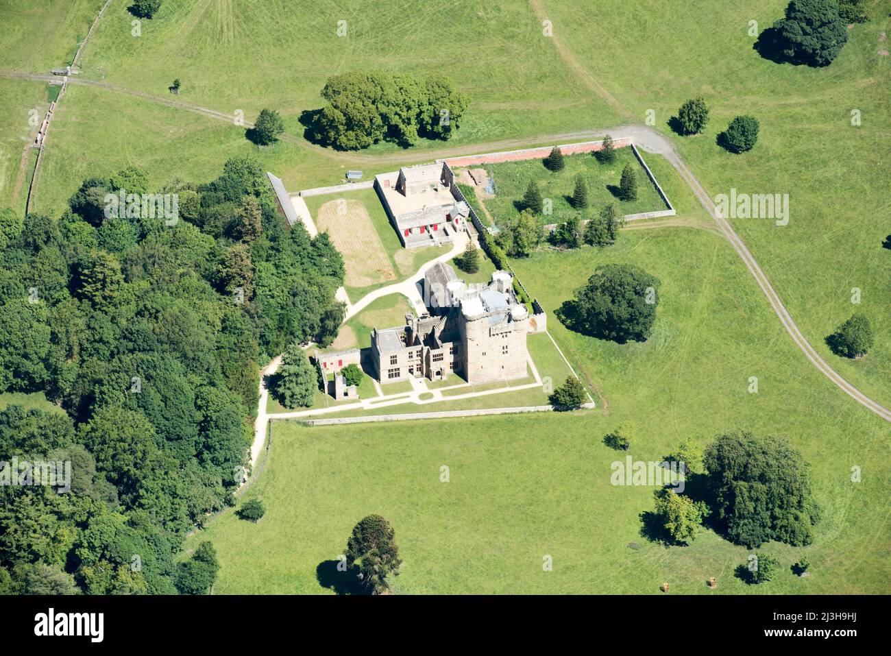 Belsay castle hi-res stock photography and images - Alamy
