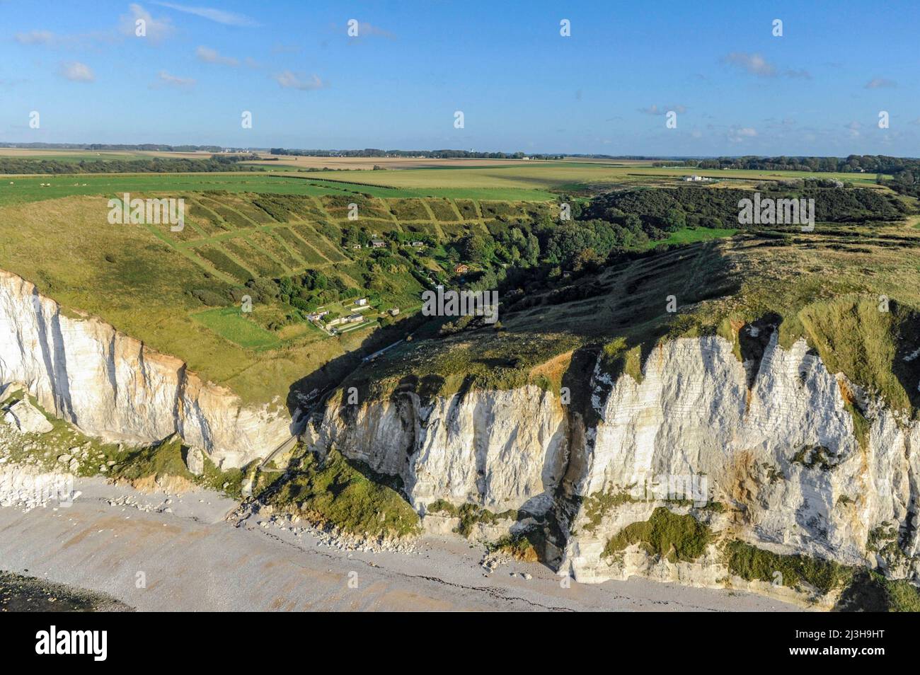 France, Seine-Maritime, the valley of Senneville Stock Photo - Alamy