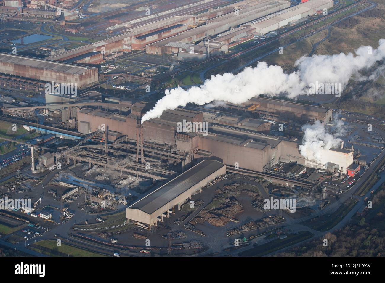 Steelmaking and Continuous Casting plants at Scunthorpe Steel Works ...