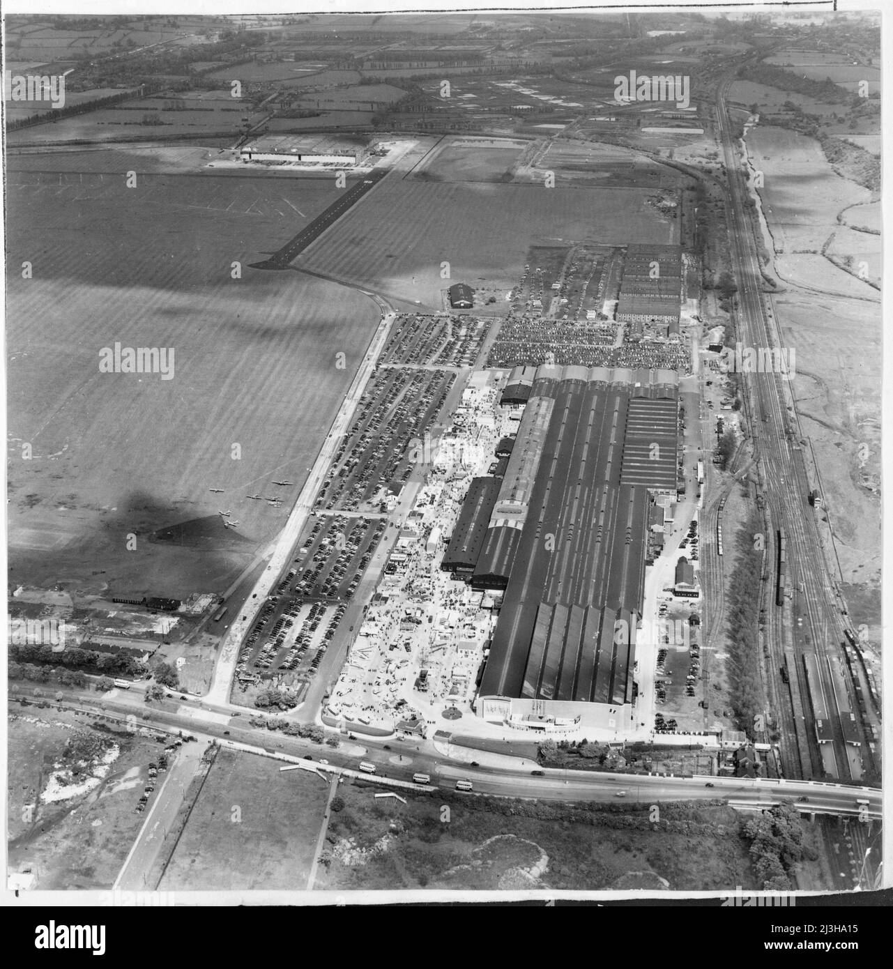 The British Industries Fair building, Castle Bromwich, Birmingham, 1952 ...