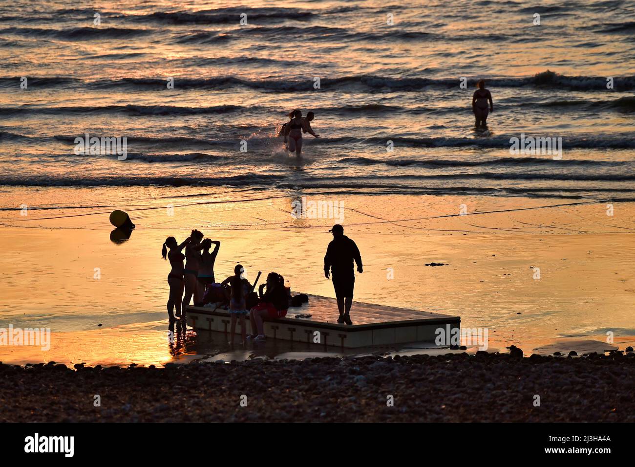 Beach of le treport hi-res stock photography and images - Alamy