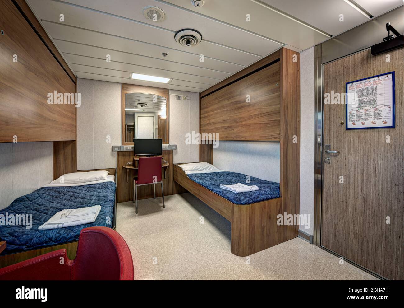 Onboard views of the chartered ROPAX Epsilon. The Vistentini built ...