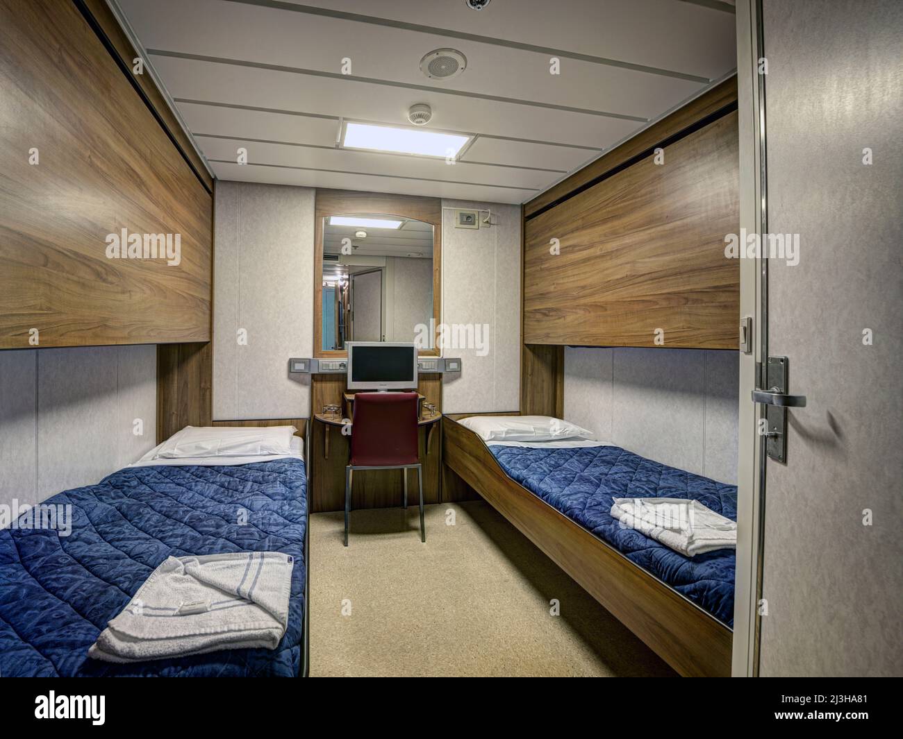 Onboard views of the chartered ROPAX Epsilon. The Vistentini built ...