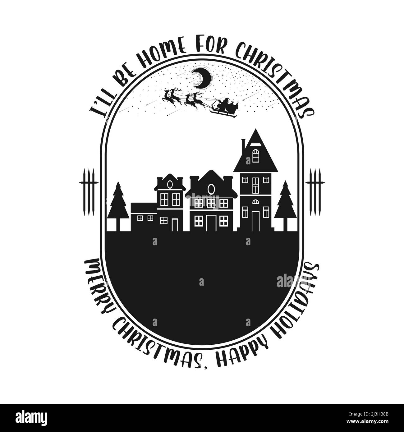 Christmas eve vector design Stock Vector Image & Art - Alamy