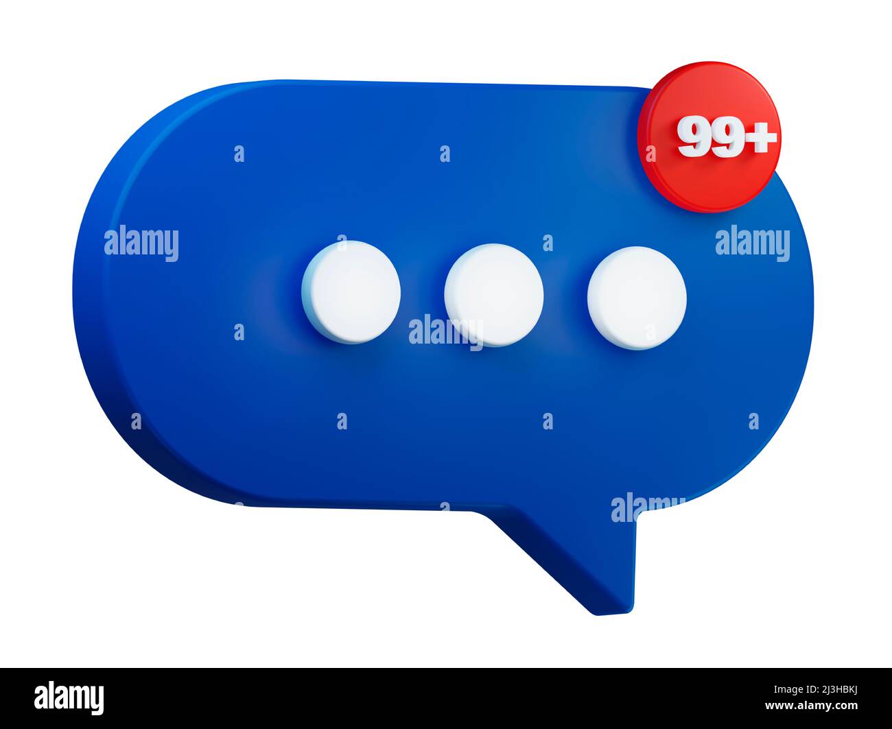 Speech dialog bubble 3d render Stock Photo - Alamy
