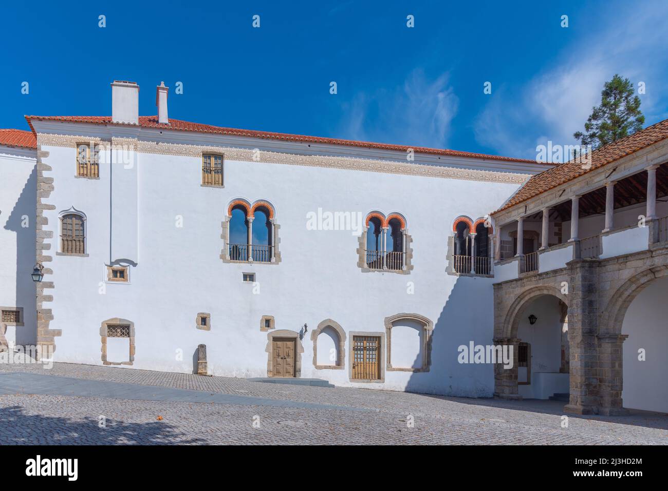 Paco de Sao Miguel in Portuguese town Evora Stock Photo - Alamy