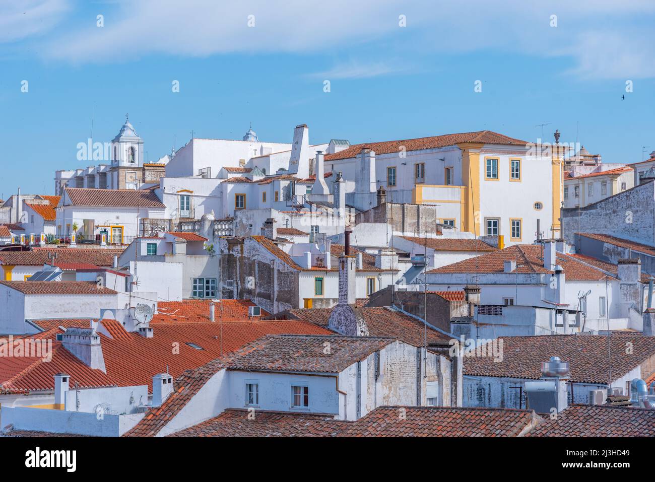 Aerial view of the Portuguese town Evora Stock Photo - Alamy