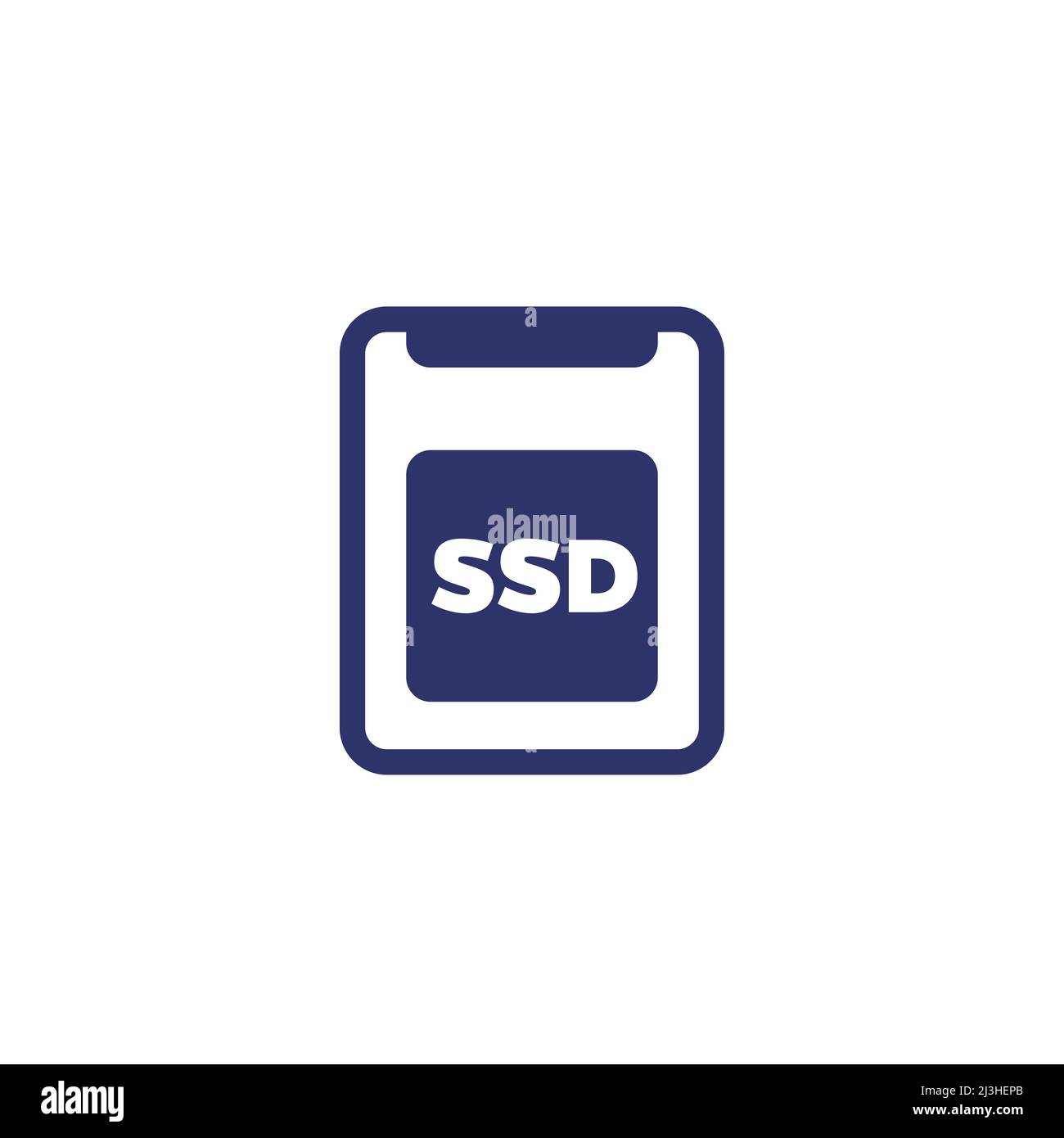 ssd drive icon on white Stock Vector Image & Art - Alamy