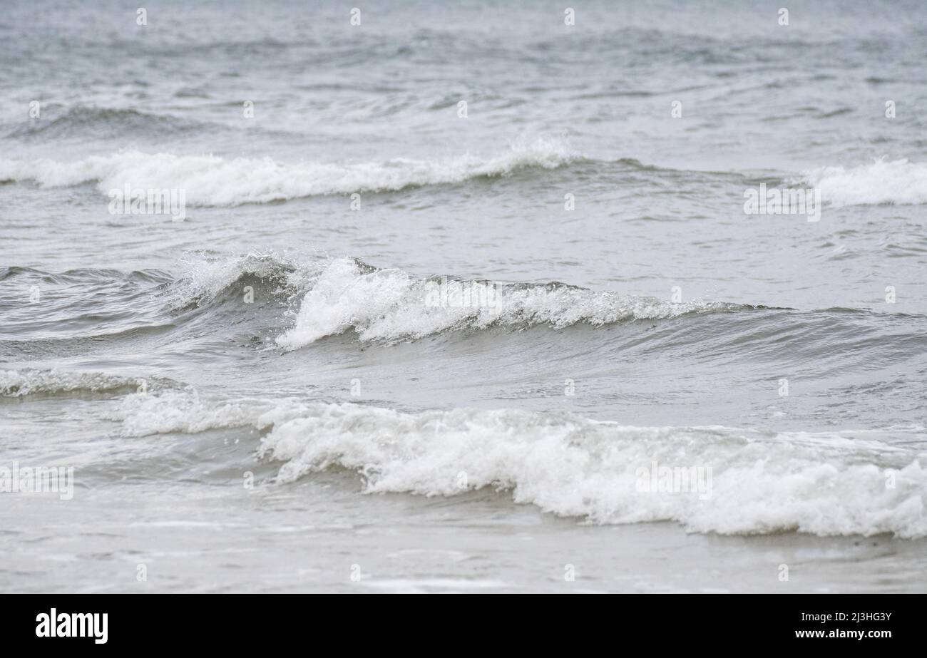 Photo of waves of ocean or sea during bad weather Stock Photo - Alamy