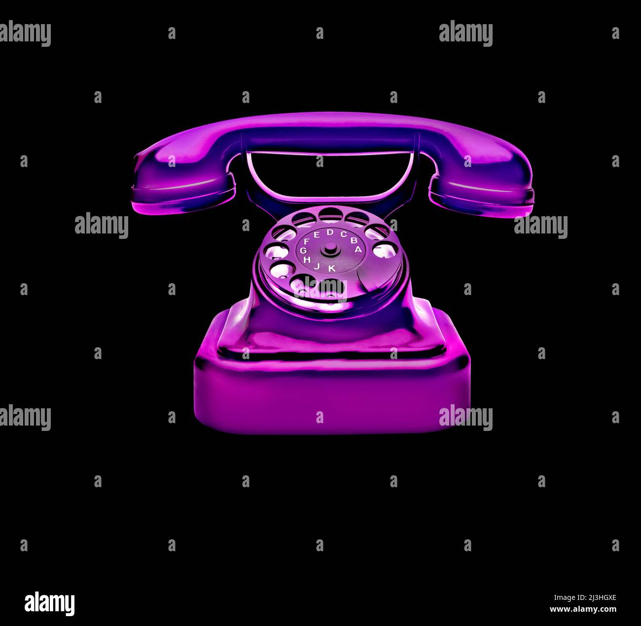Retro phon hi-res stock photography and images - Alamy