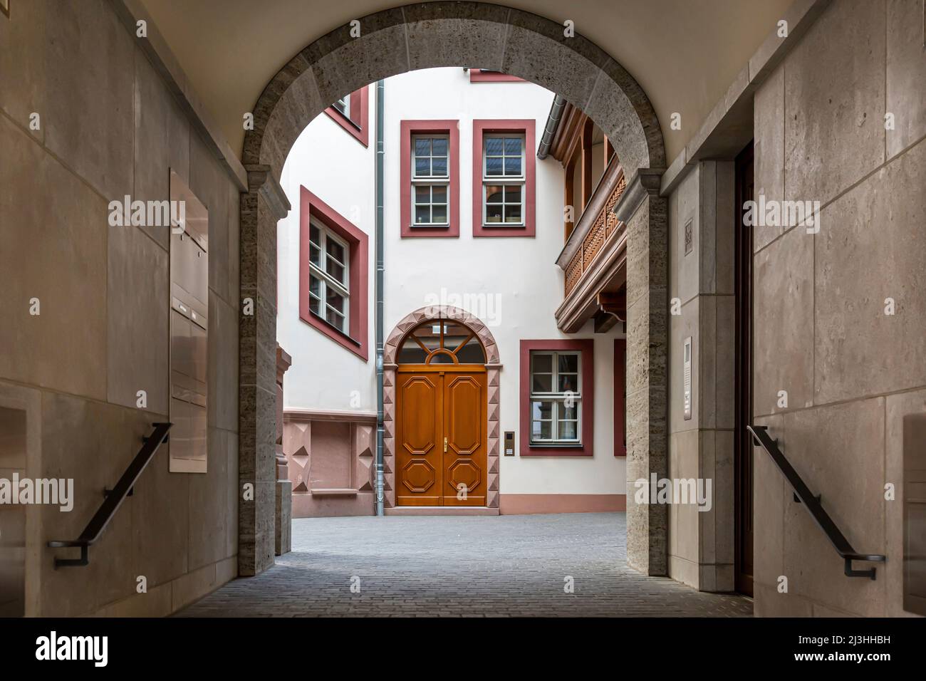 Stairs back entrance house hi-res stock photography and images - Alamy