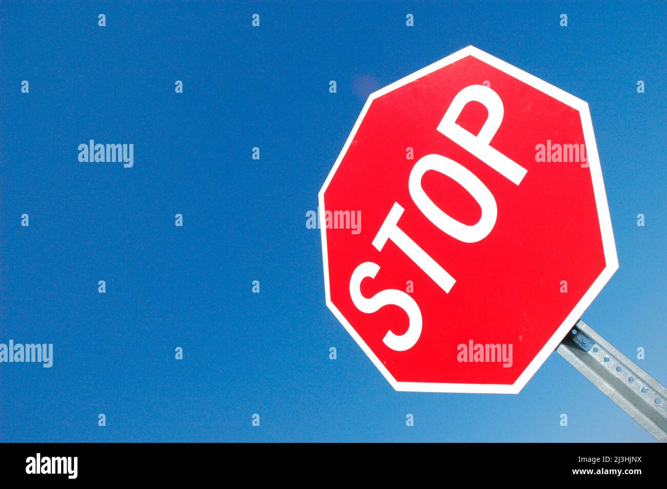 Stop sign for drivers Stock Photo - Alamy