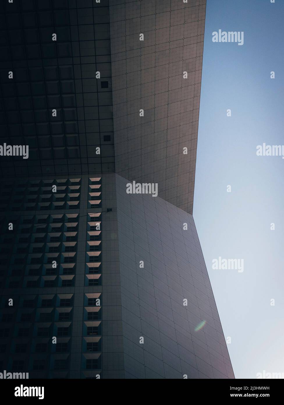 tall architectural building during sunset Stock Photo - Alamy