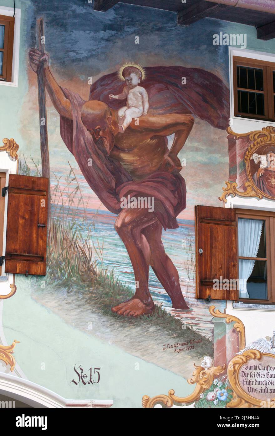 Christophorus is venerated as a martyr and saint hi-res stock ...