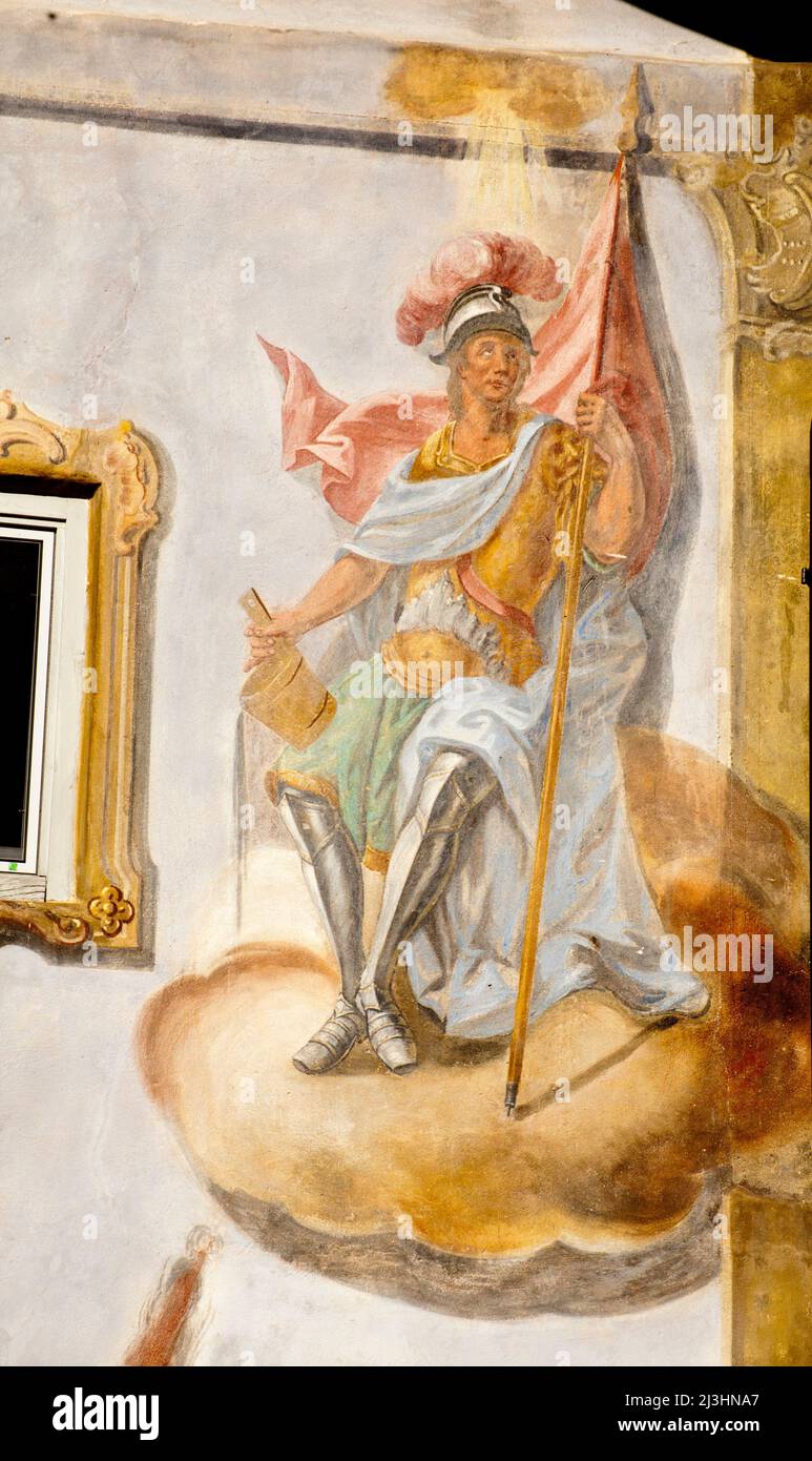 St florian patron saint mainly against fire and drought hi-res stock ...
