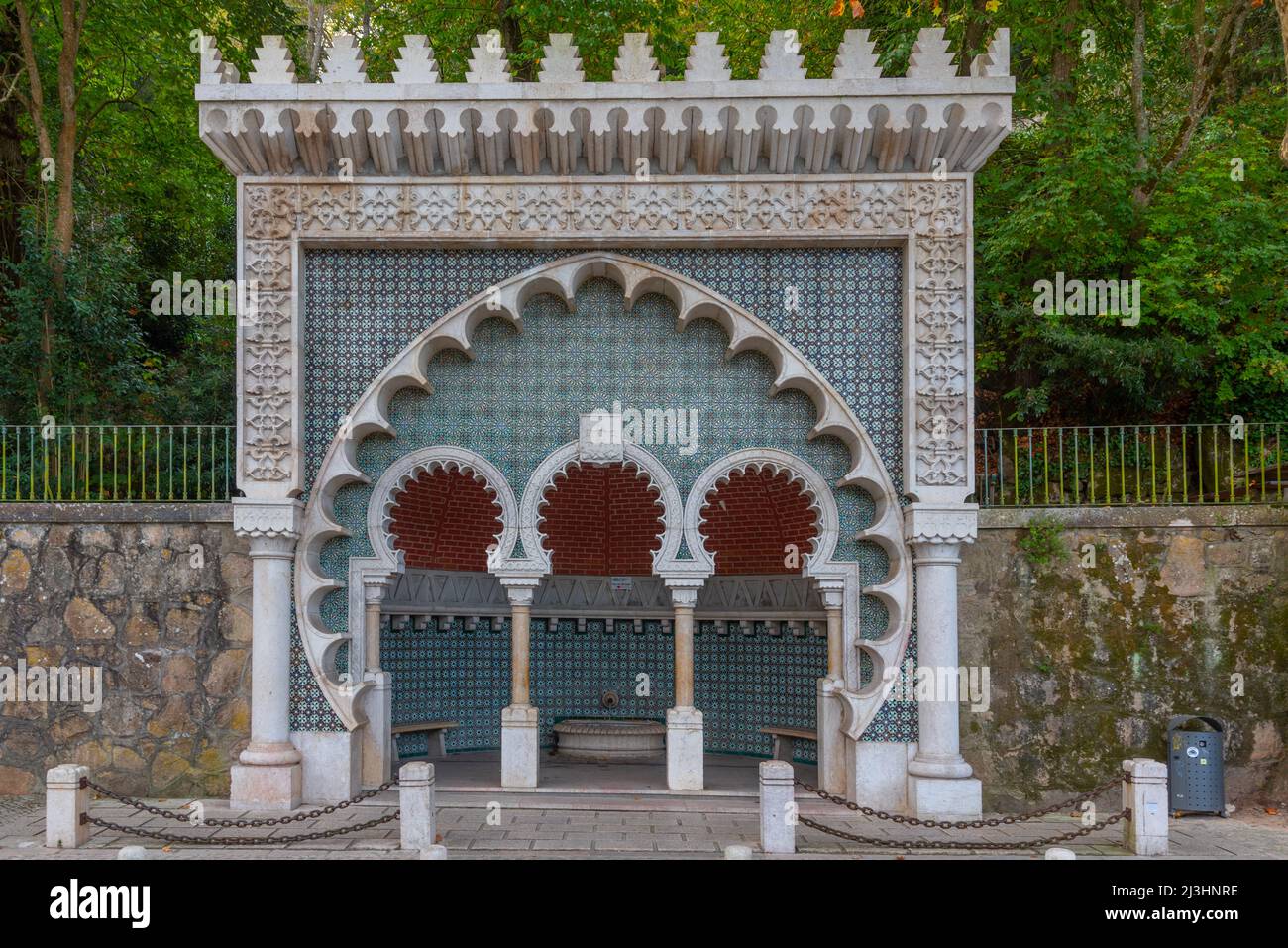 Fonte Mourisca in Portuguese town Sintra Stock Photo - Alamy