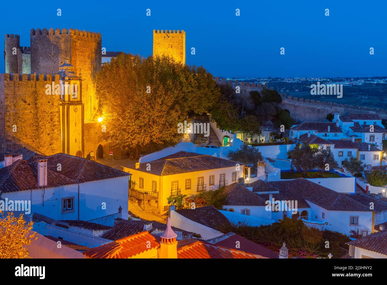 Obidos by night hi-res stock photography and images - Alamy